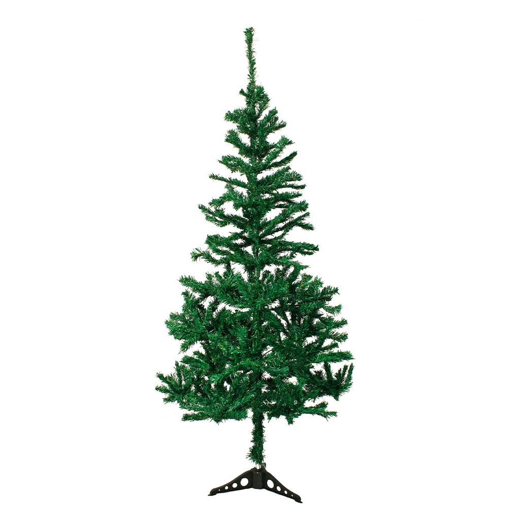 4 ft PVC Christmas Tree Evergreen - Walmart.com