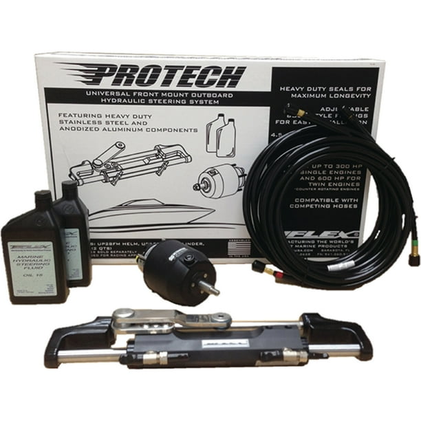 UFLEX Protech Hydraulic Front Mount OB Steering System (Hoses NOT ...