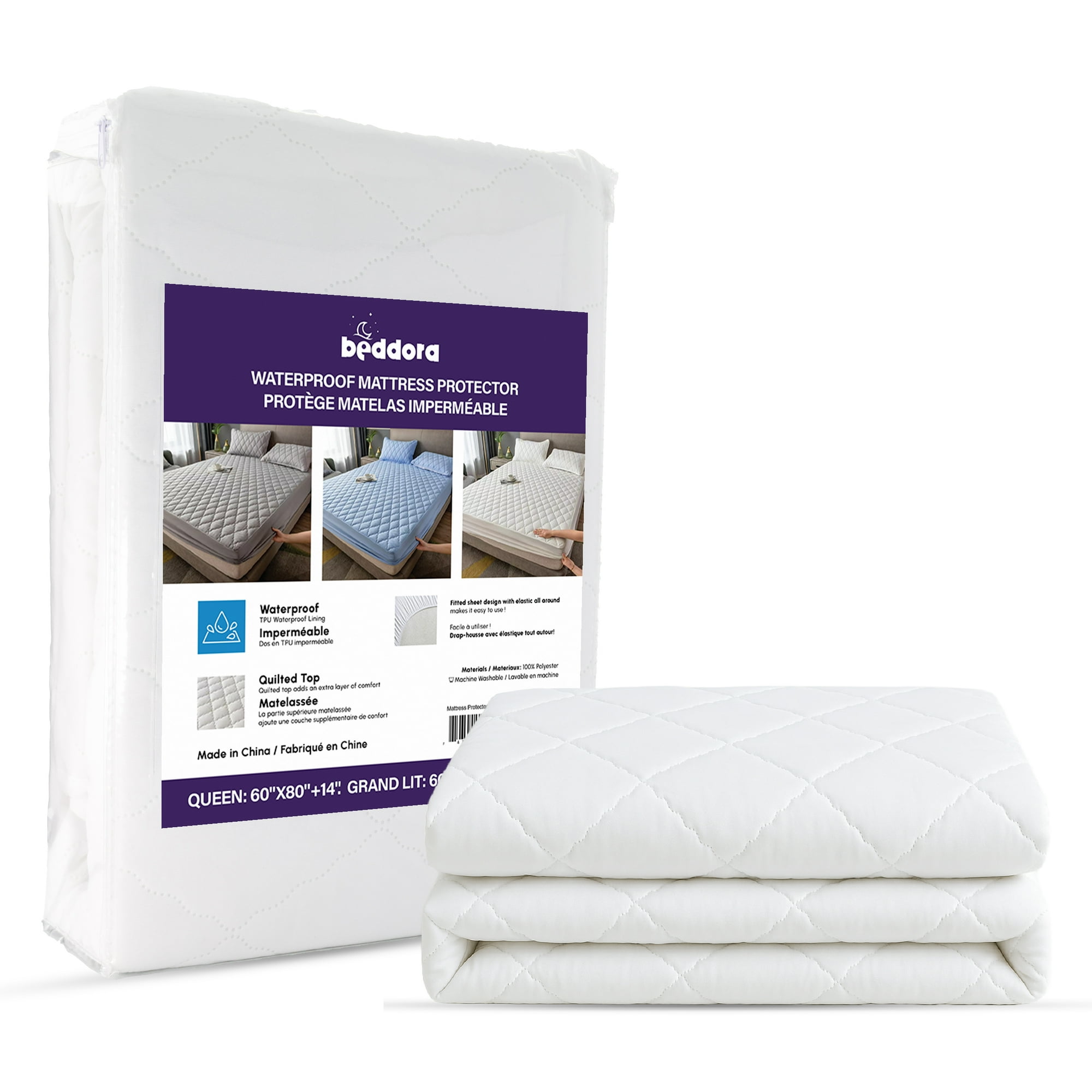 Click here for Beddora Waterproof Mattress Protector With Quilted... prices