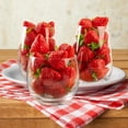 100PCS Plastic Artificial Red Strawberries, Fake Strawberries Décor ...