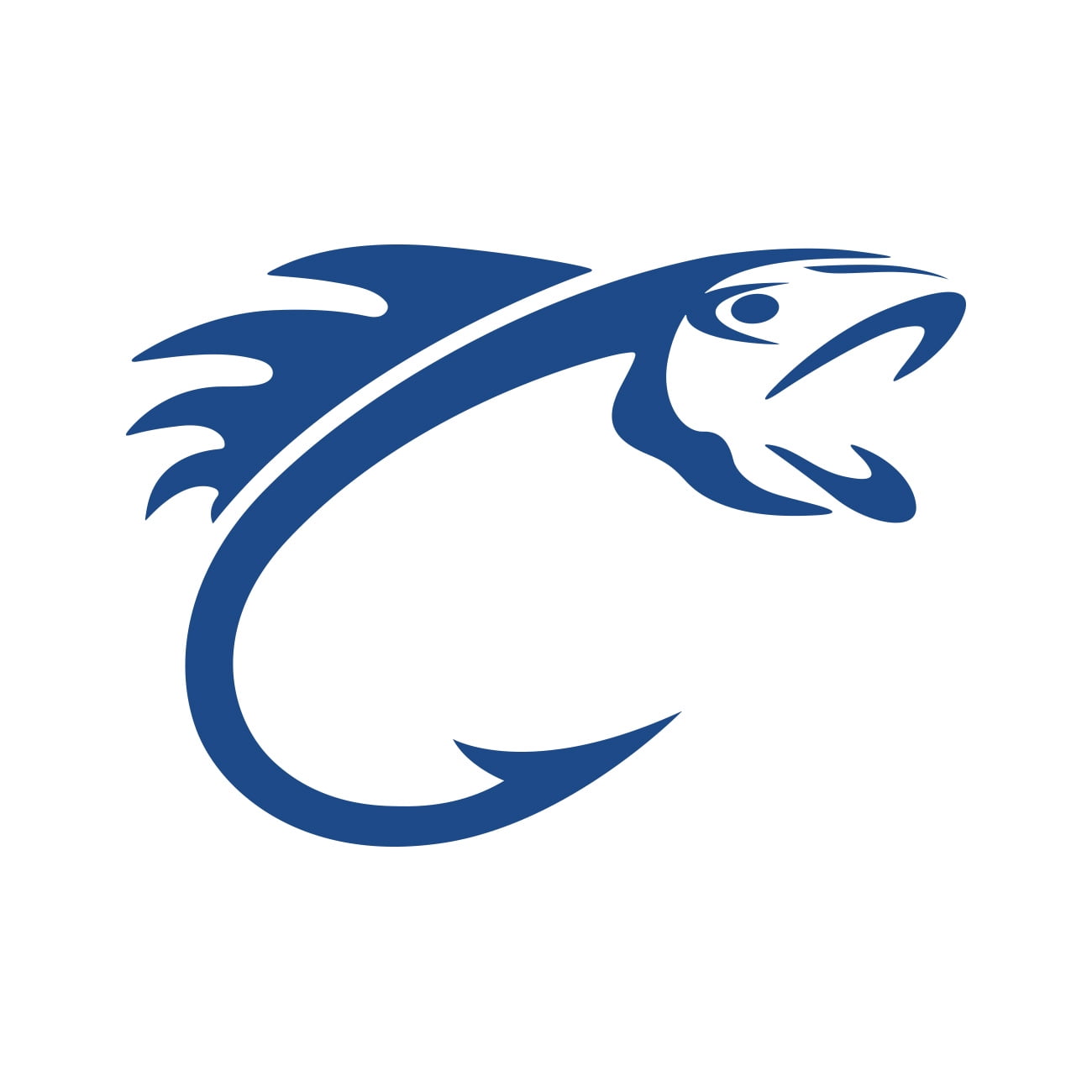 Fish Hook Sticker Decal Die Cut - Self Adhesive Vinyl - Weatherproof ...