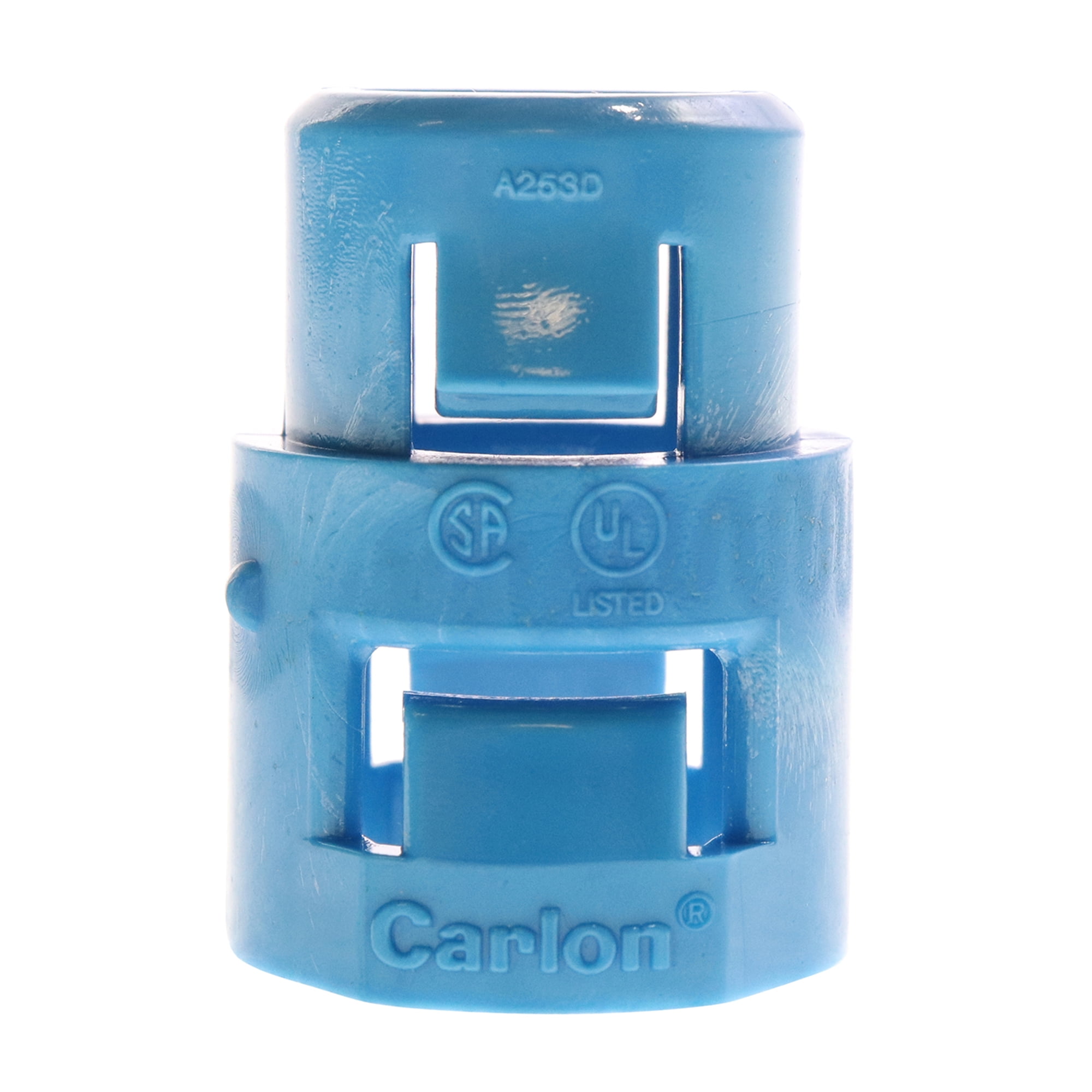 Carlon A253D ENT Non-Metallic 1-Piece Snap-In Terminator Adapter, 1/2 ...