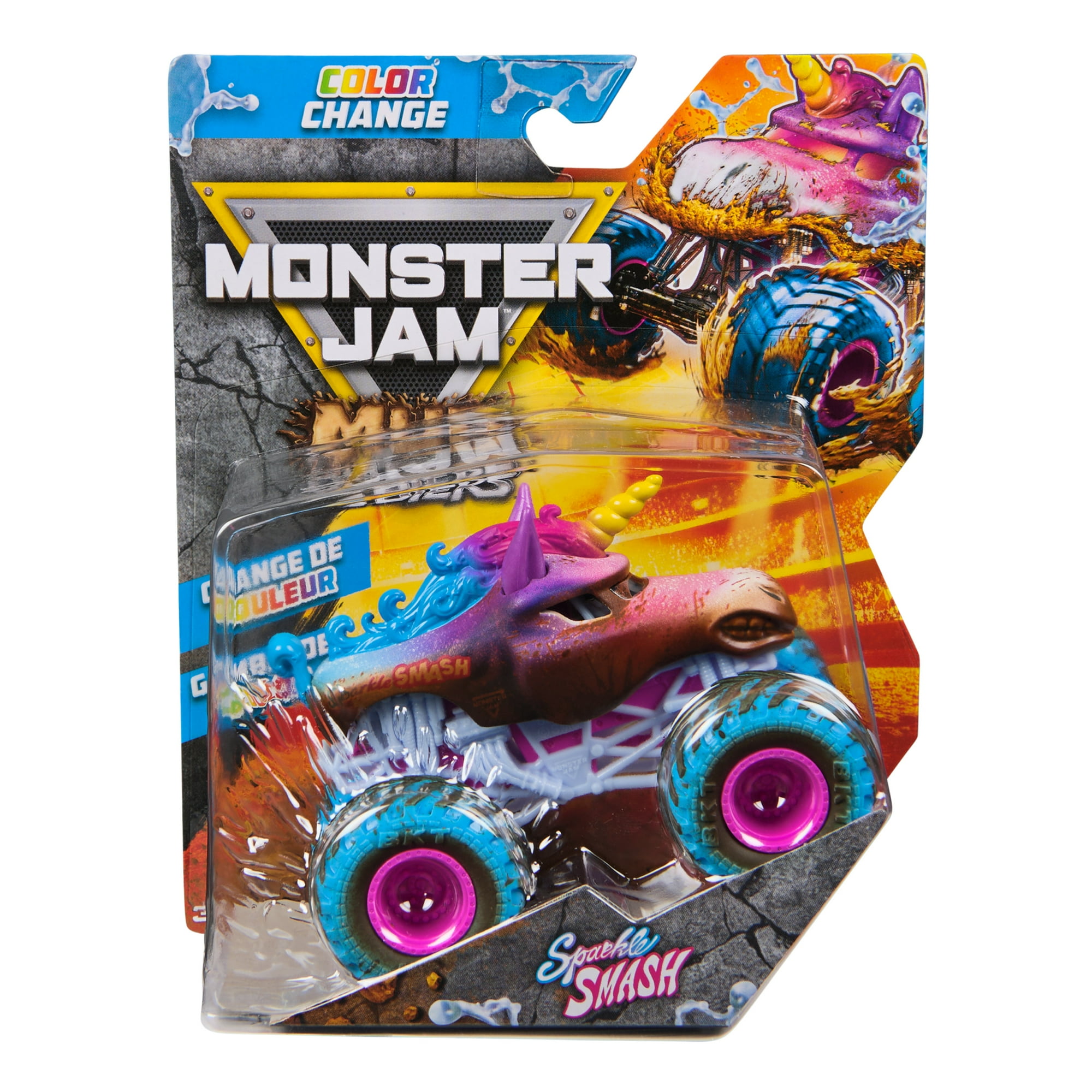 Click here for Monster Jam Mud Blasters Sparkle Smash Color Chang... prices