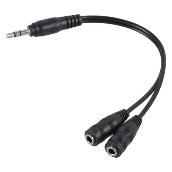 3.5 Jack Splitter, Audio Splitter 30 cm (1 x 3.5 mm Male to 2 x 3.5 mm ...