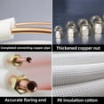 25 Ft Mini Split Line Set.Air Conditioner Copper Tubing Pipes Extension ...