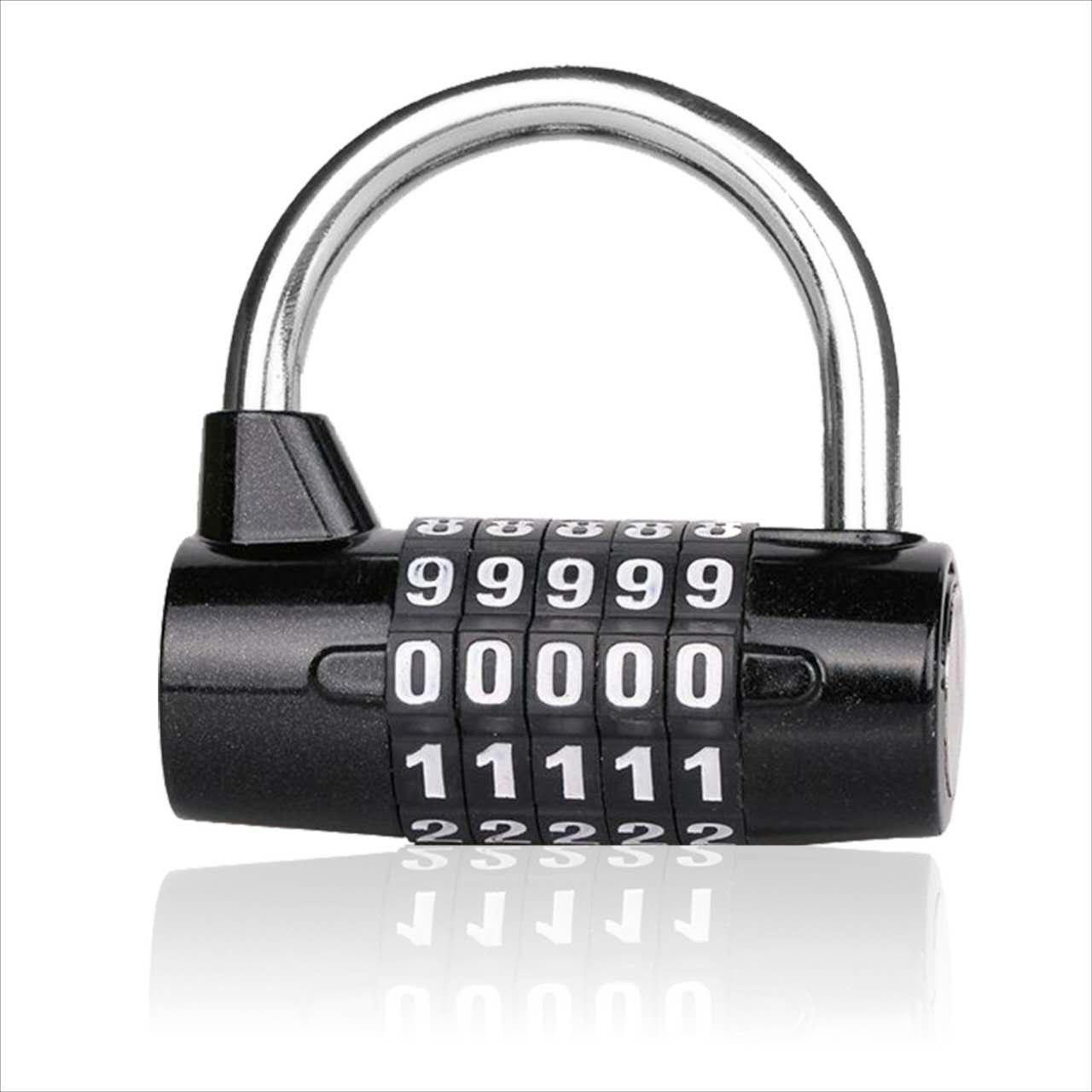 BiJun Gym Locker Lock, 5-Digit Password Lock, School Gym Locker Safety ...