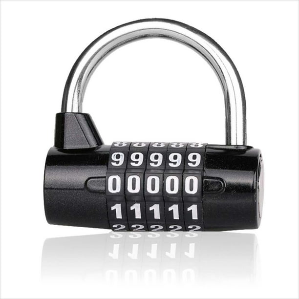 BiJun Gym Locker Lock, 5-Digit Password Lock, School Gym Locker Safety ...