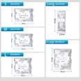 20/30PCS Foil Sealable Storage Freezer Bags With Label and Zip Lock ...