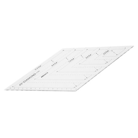 Creative 11.5 degreeDiamond Rhombus Template Ruler for DIY Sewing ...