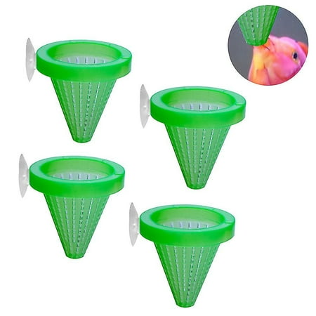 Aquarium Live Red Worm Cone Feeder Plastic Frozen Brine Shrimp (4 Piec ...