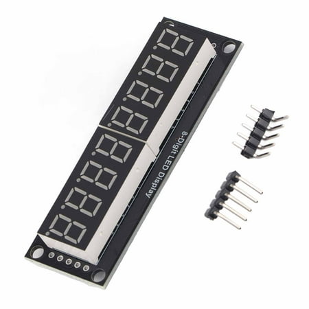 LED Display Board, Digital Tube Display Module 8 Digit 7 Segment Easy ...