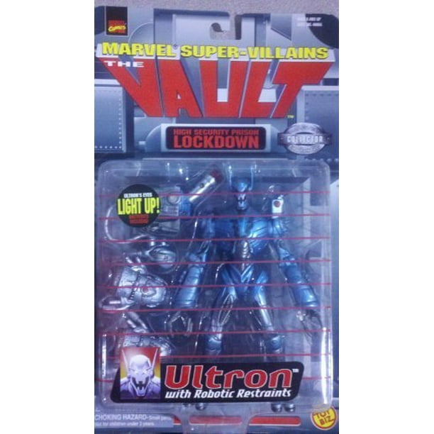Marvel SuperVillains The Vault Ultron con restricciones robóticas Marvel Comics 35112480679 ...