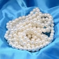 AB Color Plated Shell Pearl Round Bead Strands White 10mm Hole: 0.8~1mm ...