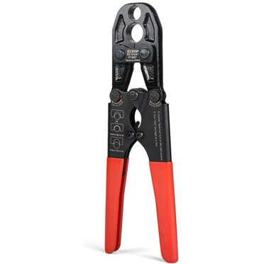 Yescom 1/2" 3/4" PEX Crimper Copper Ring Crimping Tool Kit with Go/no ...