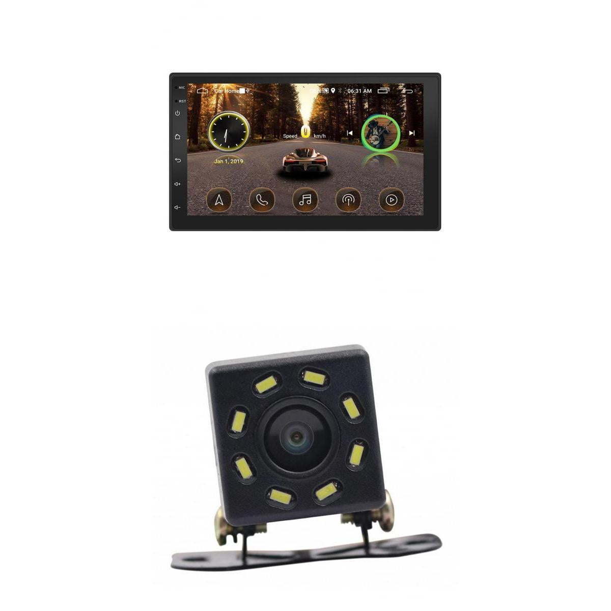 Doble Din Android Navegación para automóvil Estéreo Bluetooth - 1GB ...