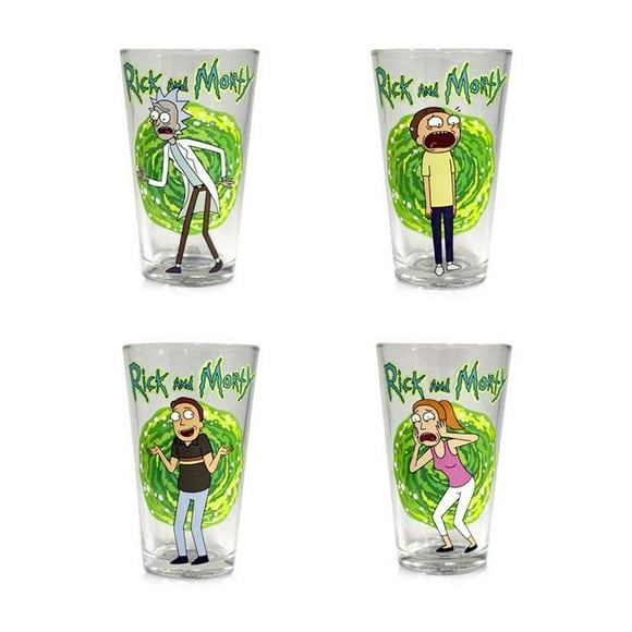 Rick and Morty Beer Glasses - Walmart.com