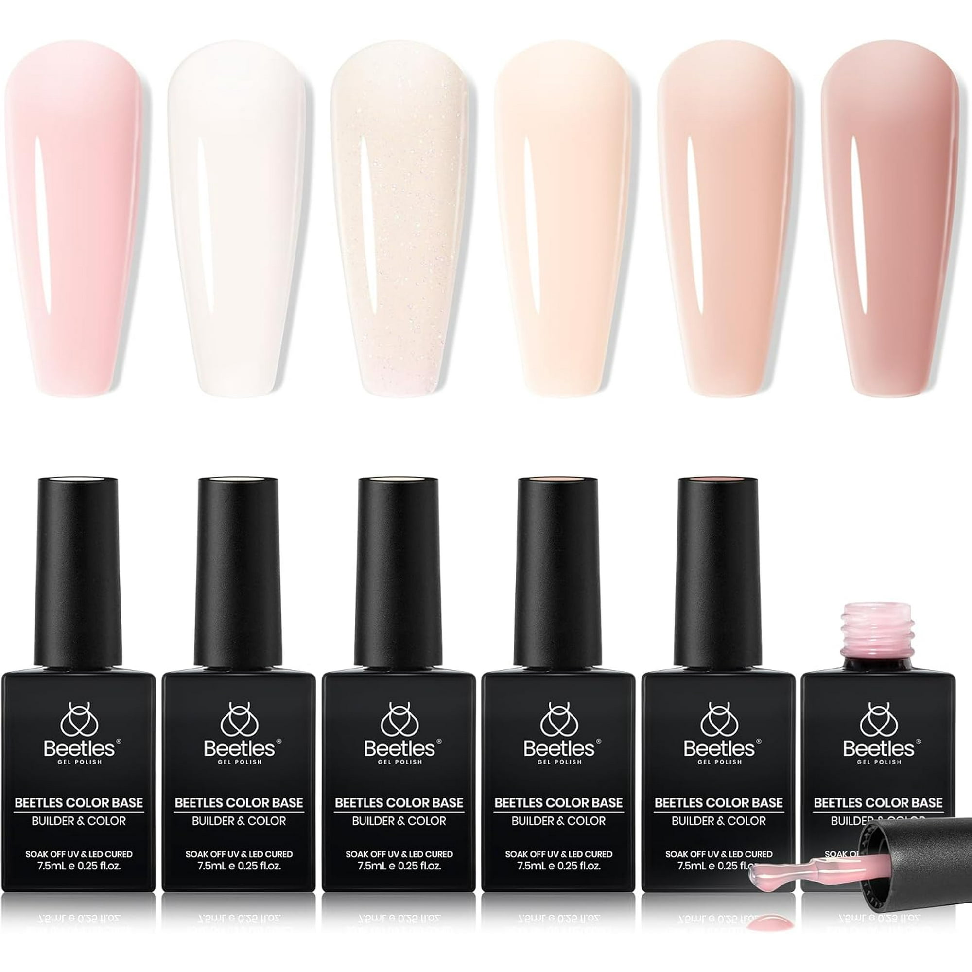 Click here for Rejoda-Beetles Color Base Gel For Nails 6 Pcs  Bui... prices