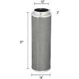 iPower 10 inch Air Carbon Filter Smellines Control with Australia ...