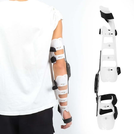 Post Op Support Immobilisation Adjustable Fixed Elbow Brace Corrective ...