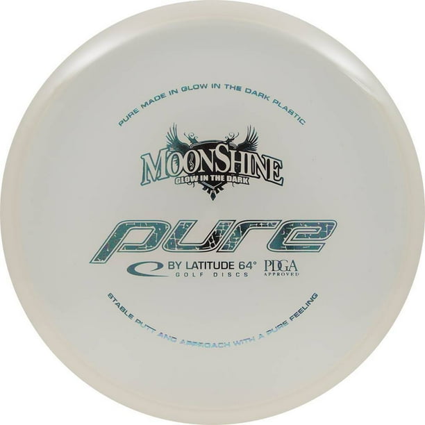 Latitude 64 Moonshine Glow Opto Pure Putter Golf Disc - Walmart.com