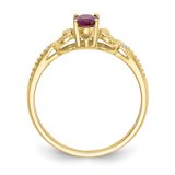 10K Ruby and Diamond Ring 10XB280 - Walmart.com