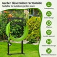 1pc Metal Garden Hose Reel Holder - Outdoor Heavy Duty Water Hose ...