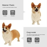 Figurine Standing Welsh Corgi Sculpture Farm Animals Action Figures ...