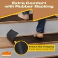 MBIGM Rubber Stair Treads, Non-Slip Stair Runner Cover for Outdoor ...