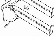 Ingles SA-308BK-U Adjustable Keyboard Display Arms for Slatwall, Black ...