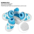 Breathable Dog Booties, Rubber Sole For Walking Protection, 4pc Set ...