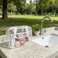 Clear Waterproof Travel Toiletry Bag, Transparent Cosmetic Organizer ...