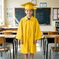 Krdevn Kids' Graduation Gown and Cap Set, 2-Piece Elementary School ...