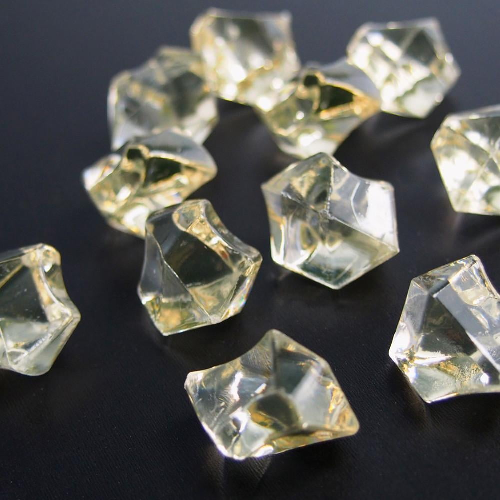 Acrylic Crystal Gem Stone Ice Rocks Table Scatter, 1-inch, 150-piece ...