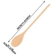 YoeXGDS 1PC Long Wooden Spoons for Cooking, 12 Inch Long Handle Mixing ...