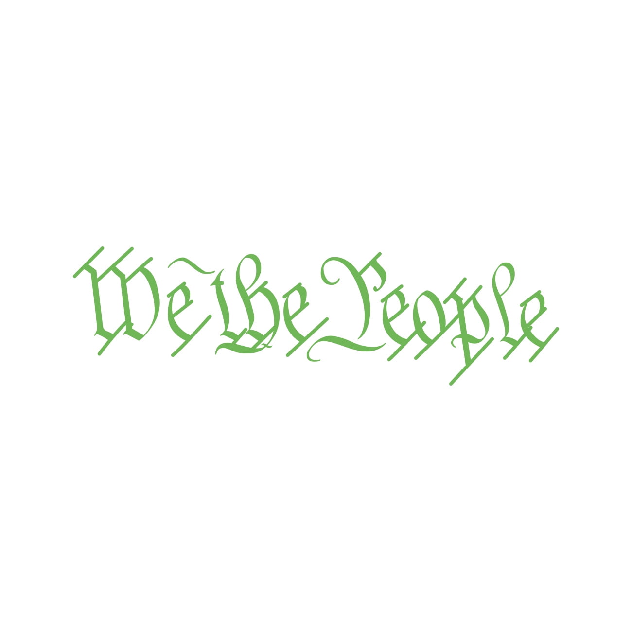 We The People Sticker Decal Die Cut - Self Adhesive Vinyl ...
