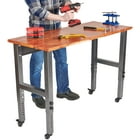 Frontier 48-Inch Heavy-Duty Workbench with Adjustable Height - Walmart.com