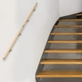 6.6ft Wall Mount Staircase Handrail, Wood Handrails Step Indoor Railing ...