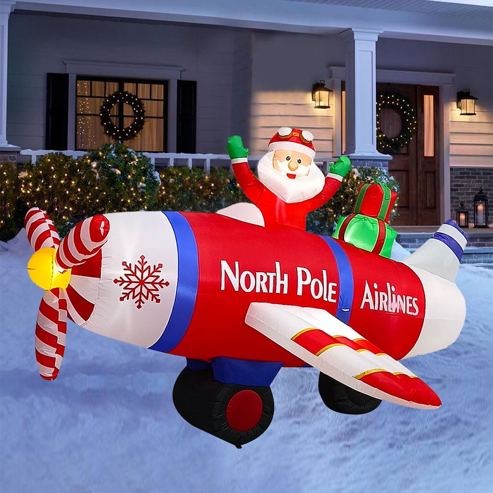 Cozybox 5ft 12ft Large Christmas Holiday Self Inflating Inflatables