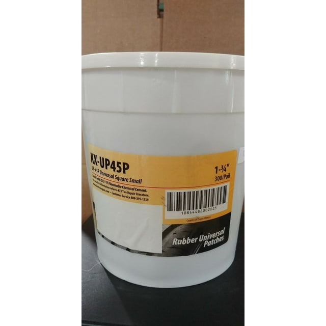 KEX TIRE REPAIR RUBBER UNIVERSAL PATCHES KX-UP45P 300/PAIL - Walmart.com