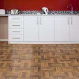 Fingers Dark Oak Vinyl Floor Tiles Self Stick Peek Flooring 12'' x 12 ...