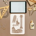 2Pcs 2 Styles PET Hollow Out Drawing Painting Stencils for DIY ...