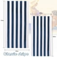 Exclusivo Mezcla 4-Pack Cotton Oversized 35"x70" Cabana Stripe Beach ...