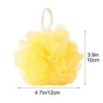 Soft Non-Scattering Bath Flower, Gentle Scrubbing Shower Sponge, Skin ...