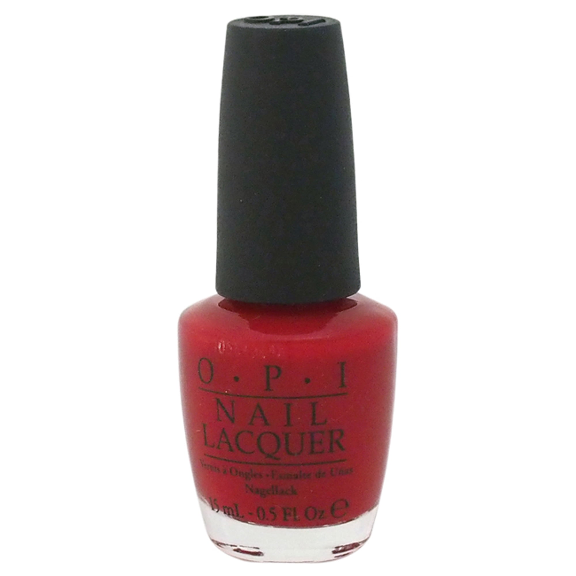 OPI Nail Lacquer - # NL A70 Red Hot Rio , 0.5 oz Nail Polish - Walmart.com