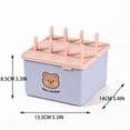 COM1950s Silicone Frozen Treat Mold, 8-Cavity Food Grade Ice Treat ...