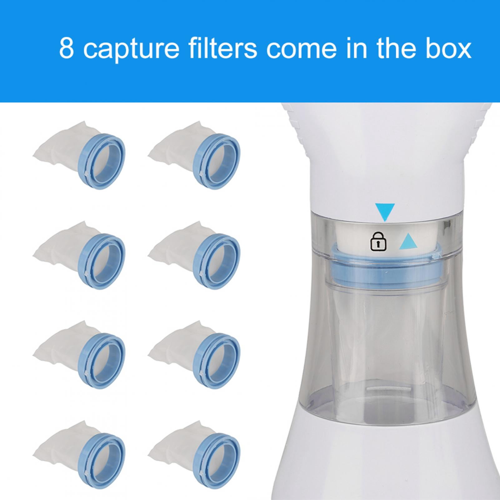 Capture Filter Snap on Lid Traps Head Piojos y huevos para V-Comb Set 8 ...