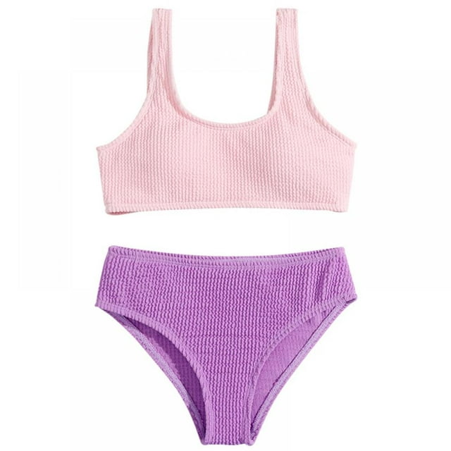 GYRATEDREAM Girl Swimsuit Sport Tankini Bikini Set Swimsuit Bathing ...