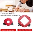 Youthyao 4 in 1 Radius Routers Templates Radius Corner for Woodworking ...