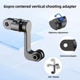 Centre Mounted Vertical Horizontal 360 Rotation Mount Adapter with Long ...