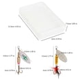 5Pcs Spinner Fishing Lures with Hook Long Cast Metal Lures Hard Metal ...